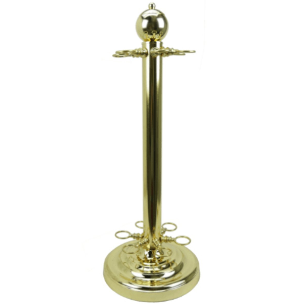 Premium Metal Pool Cue Stand - 6 Cues